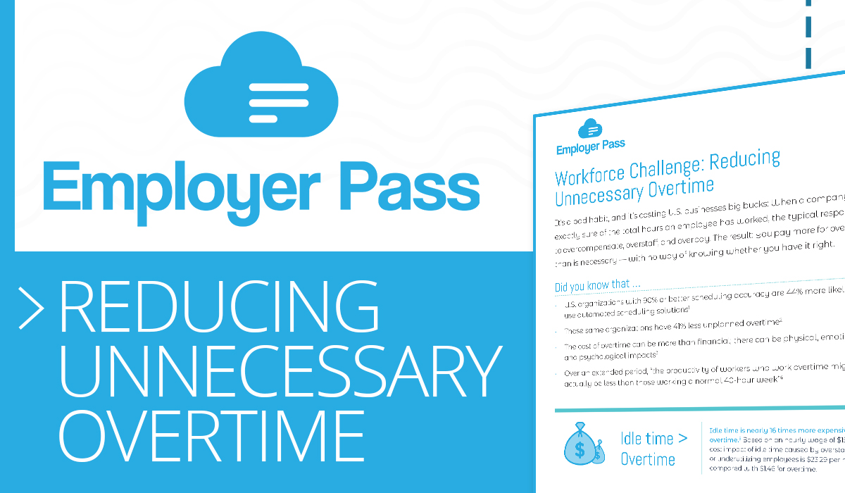 Reducing Unnecessary Overtime Factsheet | Employer Pass