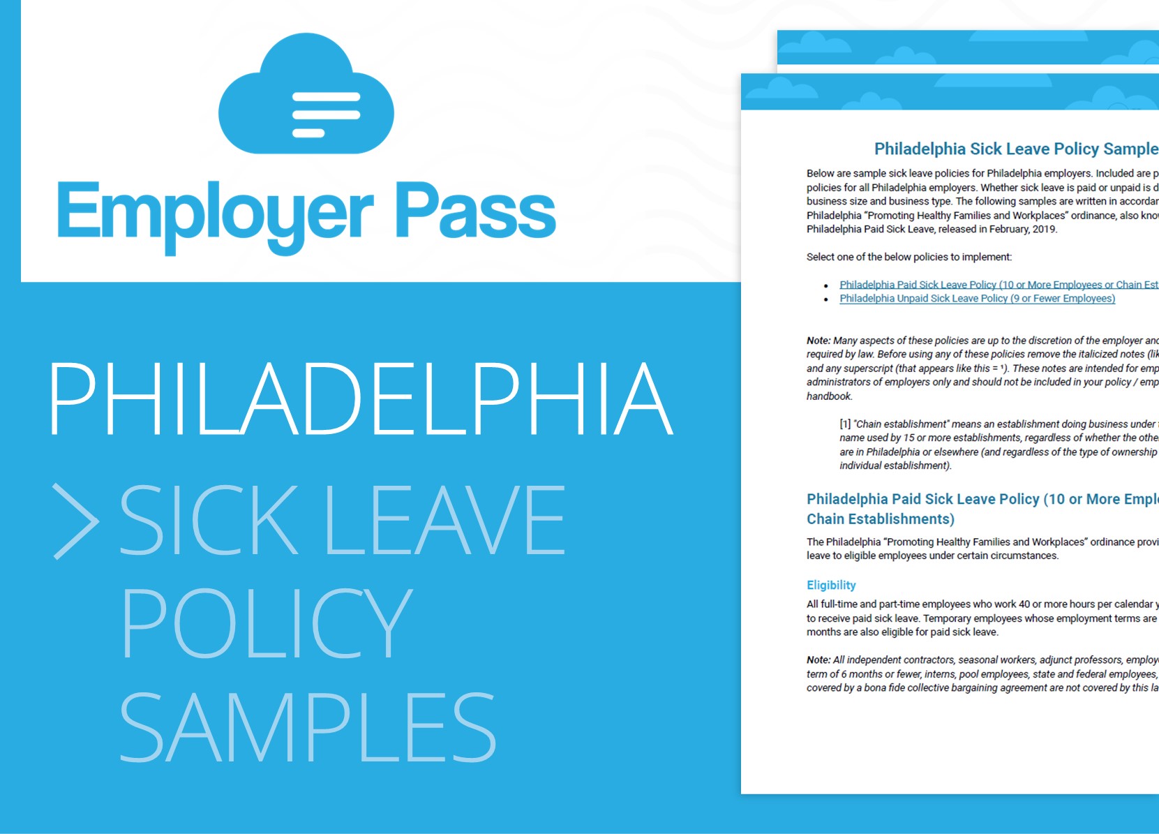 Philadelphia Sick Leave Policy Samples | Employer Pass